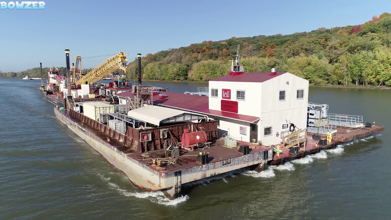 USACE ROCK ISLAND Southbound Illinois River @ Brussels Ferry Landing ...