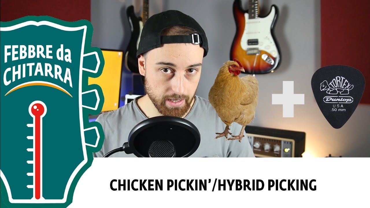 TUTORIAL Chicken Pickin'/Hybrid picking. 2 Lick FACILI PER IMPARARE ...