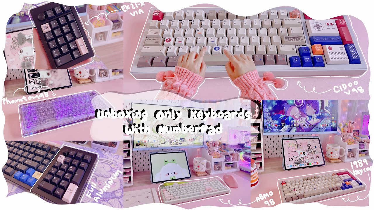 Unboxing Only Keyboards With NumPad! Cidoo V98, ABMO98, Phantom 98 ...
