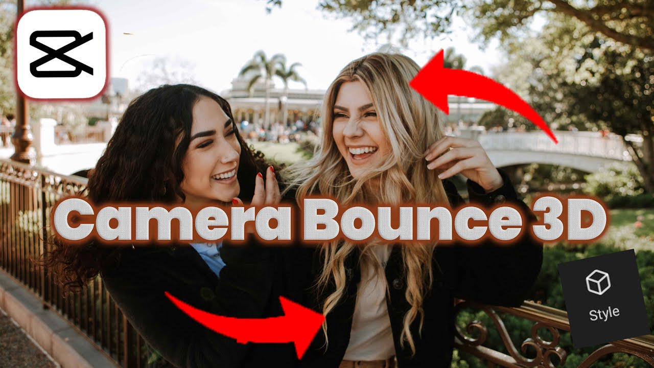 How to add the Camera Bounce 3D effect to the photo in the cap cut ...