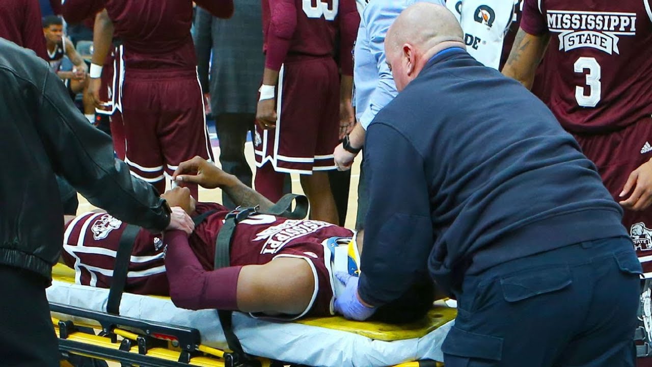 Mississippi State freshman guard Nick Weatherspoon carted off in third ...
