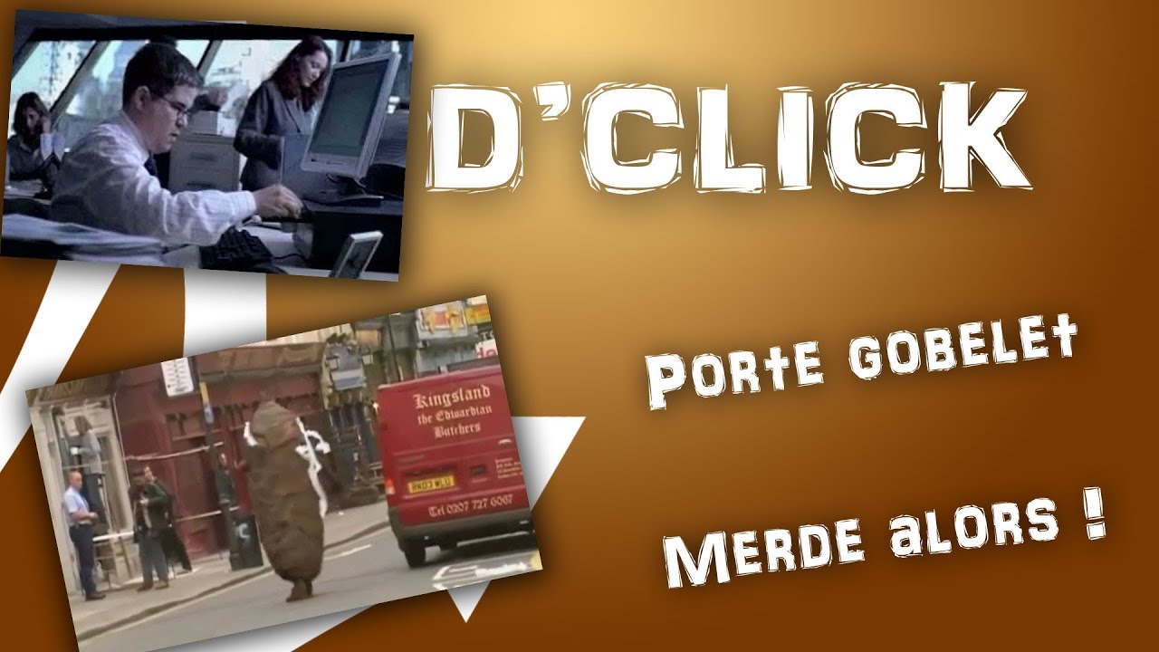 D'click - Porte gobelet merde alors ! - YouTube