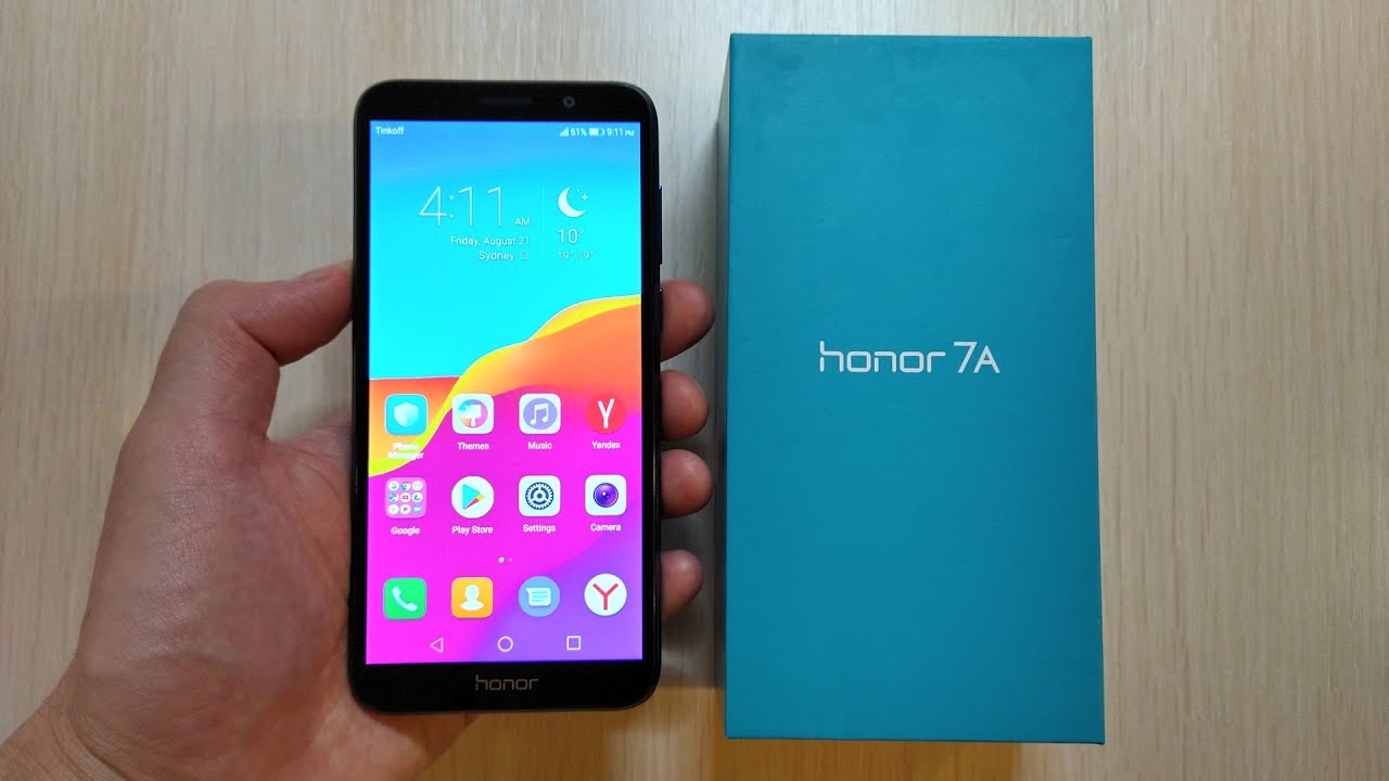 HONOR 7A Unboxing - YouTube
