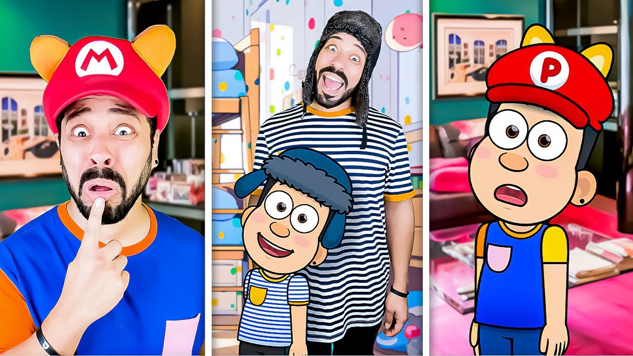 Pucky y Pepito conocen a sus versiones ANIMADAS??? - YouTube