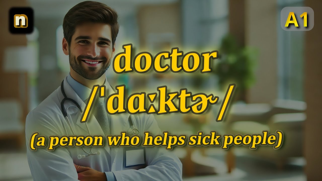 [n] Doctor meaning (a person who helps sick people) with 5 examples ...