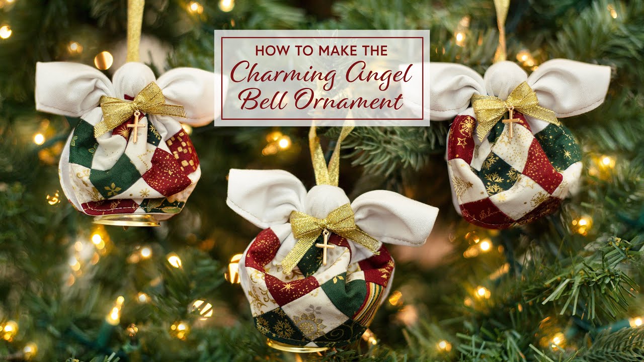 How to Make the Charming Angel Bell Ornament | a Shabby Fabrics ...
