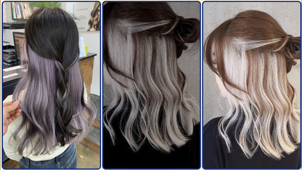 Modern Two - tone Hair Color Trendy Gorgeous Hair Design Ideas - YouTube
