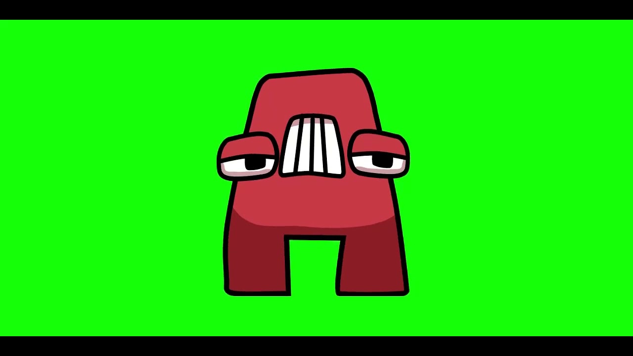 Alphabet Lore A Green Screen Dancing #alphabetlore - YouTube