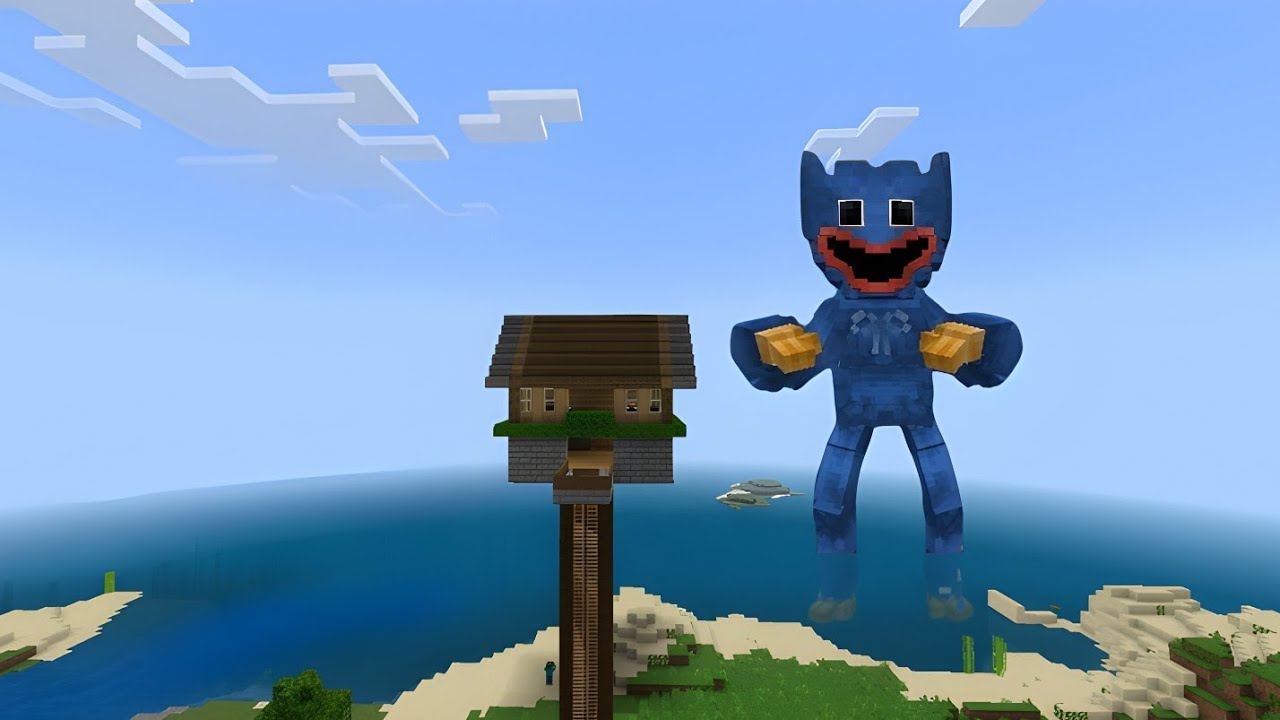 I Found Huggy Wuggy on Minecraft ( Poppy Playtime) - YouTube