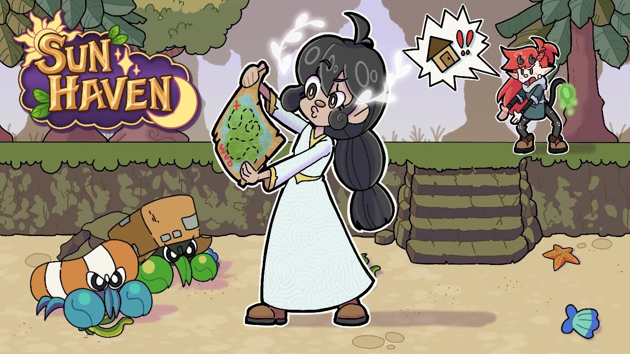"I'm on the beach!" Sun Haven Lets Play~Ep 1 - YouTube
