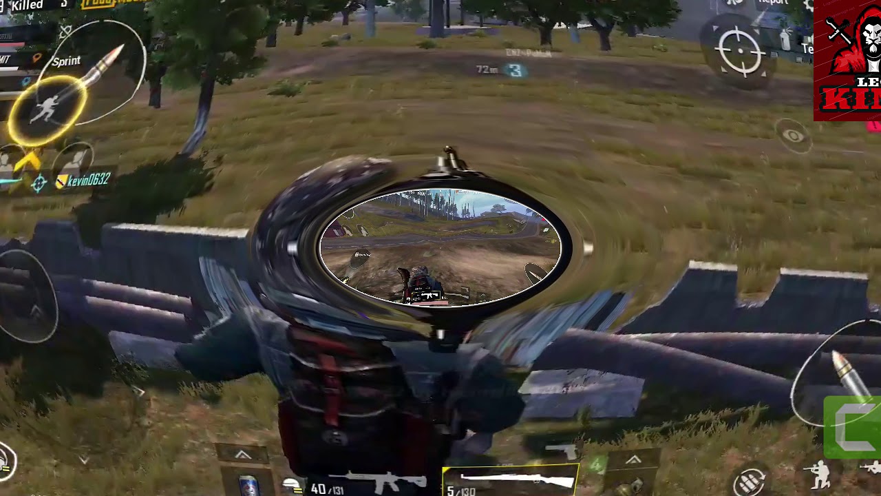 FIrst time with 4 finger[PUBG MOIBLE]Gameplay - YouTube