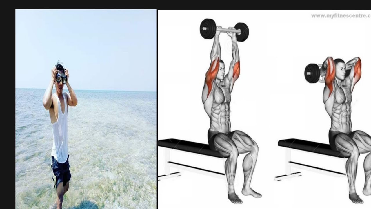 TRICEP EXERCISES USING GYM MACHINE W/MATCHING SHOULDER - YouTube