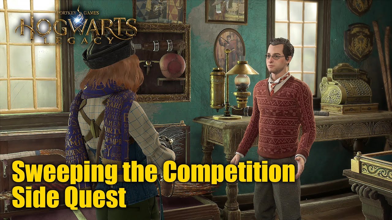 Hogwarts Legacy • Sweeping the Competition Side Quest - YouTube
