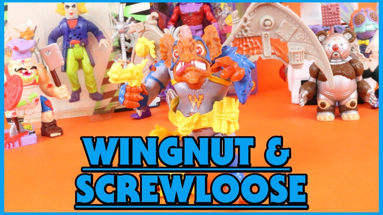 VINTAGE Teenage Mutant Ninja Turtles WINGNUT & SCREWLOOSE Action Figure ...