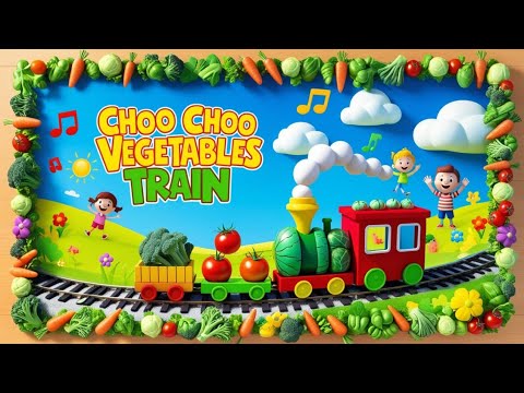 "🎶 Choo Choo Veggie Train! Fun Nursery Rhymes & Songs for Kids 🚂🥕 ...