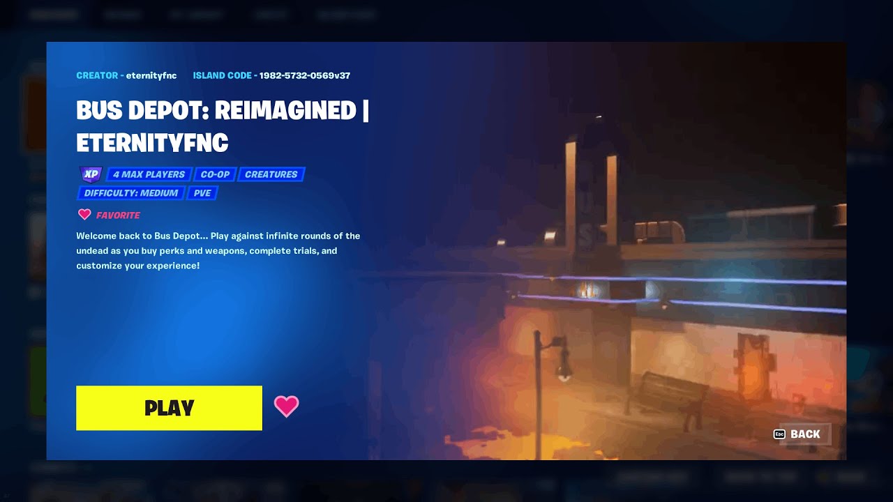 BUS DEPOT: REIMAGINED! (COD ZOMBIES IN FORTNITE CREATIVE 2.0) - YouTube