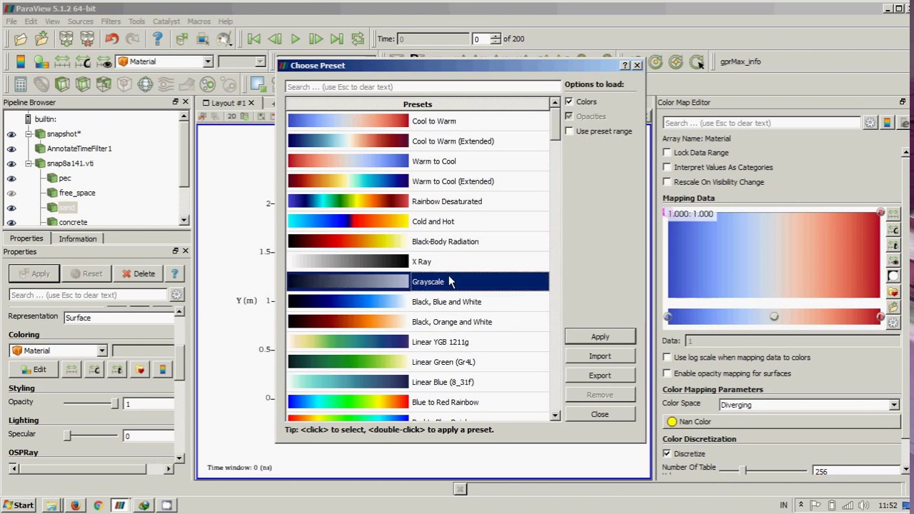 Tutorial creating an animation from gprMax data in Paraview - YouTube