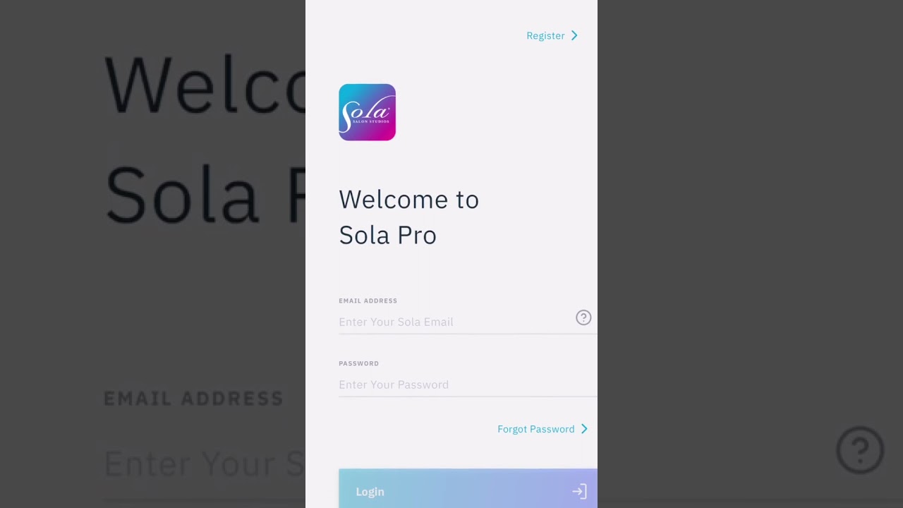 Sola Pro Tutorial: How To Register and Login - YouTube