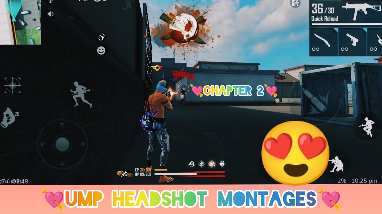 FREEFIRE UMP HEADSHOTS MONTAGES CHAPTER 2 #KASHGAMINGFF #freefire - YouTube