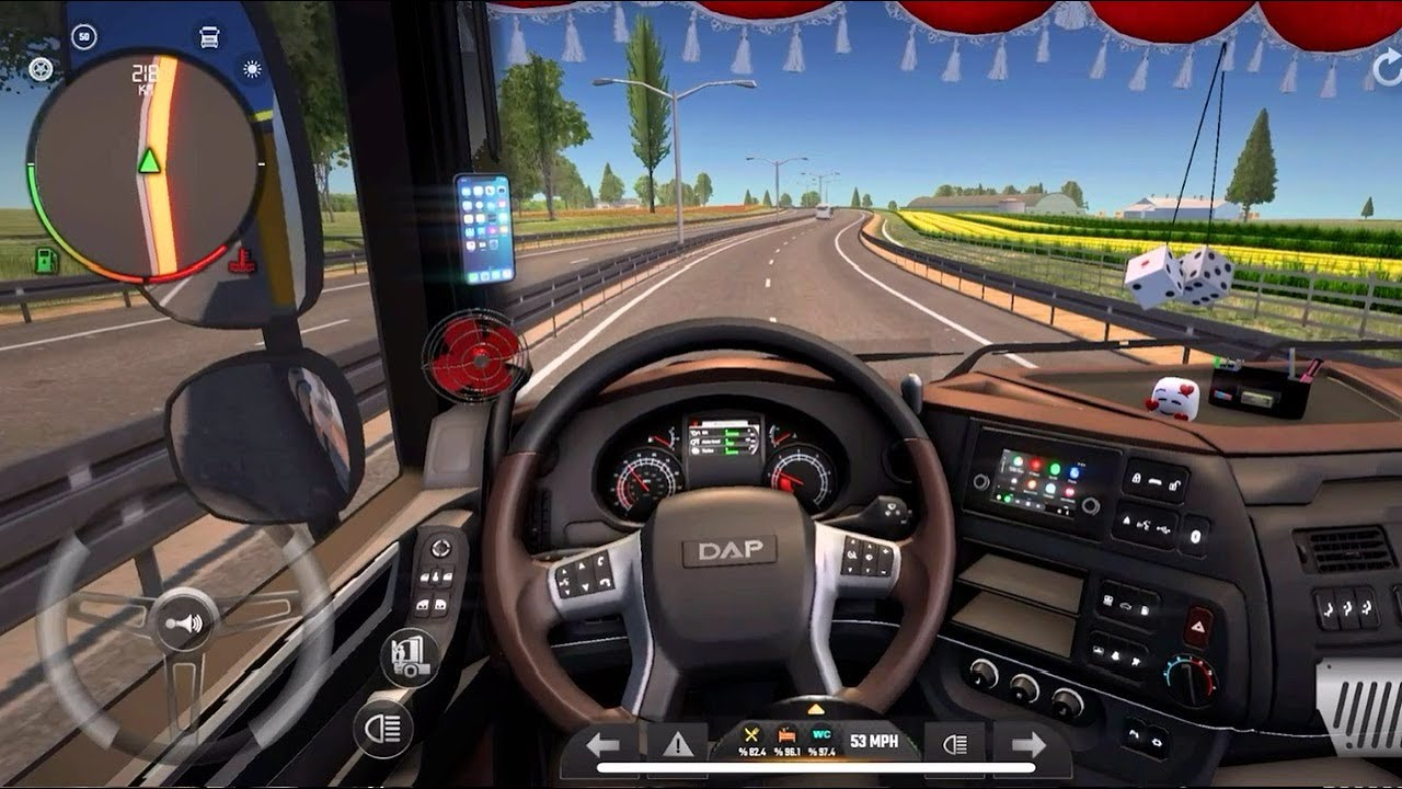 Realistic DAF Truck ( DAP XF ) Gameplay Truck Simulator : World | Truck ...