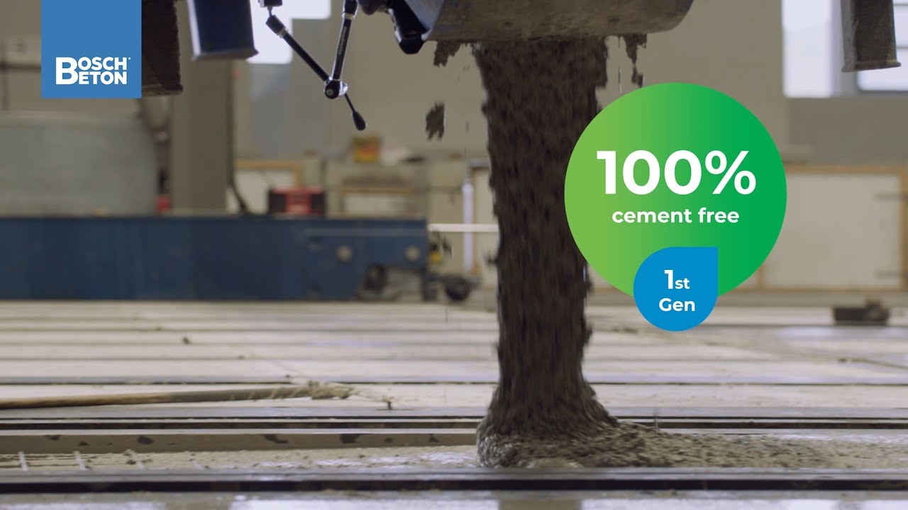 Towards a cement-free generation - Bosch Beton - YouTube