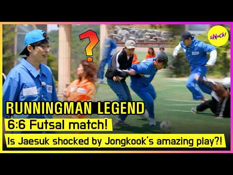 [RUNNINGMAN] 6:6 Futsal maçı! Jaesuk, Jongkook'un muhteşem oyununa şaşırdı mı?! (İNG/MAL ALTYAZILI)