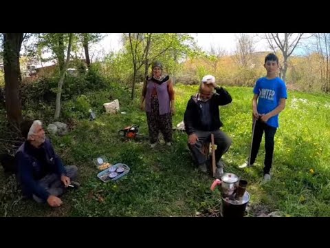 İLK BAHAR 🌱GELDİ BAHÇE DEYİZ   BOSTAN HAZIRLIKLARI  KOMŞULARLA  SEMAVERDE ÇAY