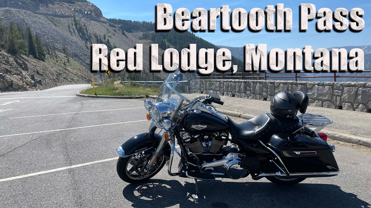 Harley-Davidson Road King • Red Lodge • Montana • Beartooth Pass • Raw ...