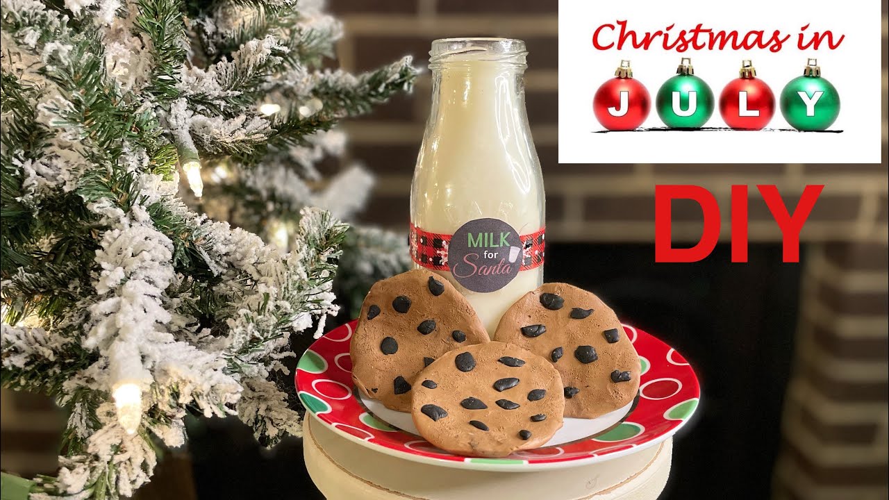 Amazing Santa’s milk & Cookies #Christmas in July DIY… - YouTube