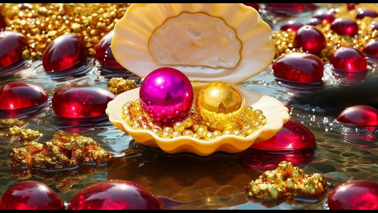 The pearl crabs huddled together in the water seem to guard a vast ...