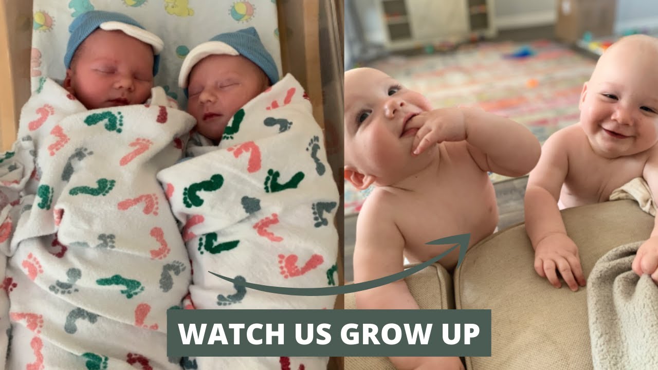 WATCH US GROW // Twin boys Birth - 1 year old! - YouTube