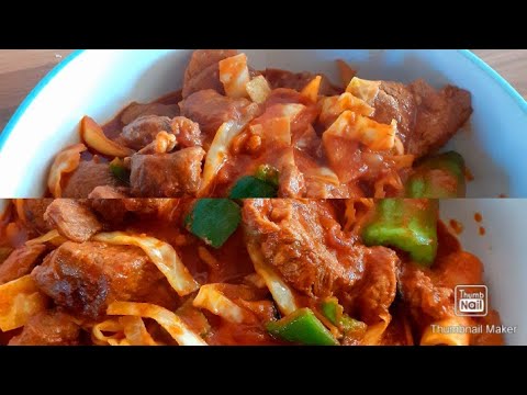 MAPISHI RAHISI YA CABBAGE/ KABEJI NA NYAMA - YouTube