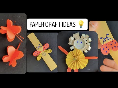 CUTE PAPER CRAFT IDEAS 💡😀 - YouTube