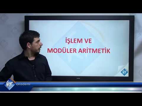 İşlem - Modüler Aritmetik Soru Çözümleri | KPSS DGS ALES Matematik | Kr Akademi