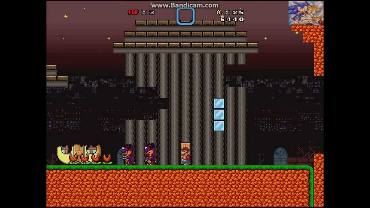 My custom SMBX Level: The destroyed city - YouTube