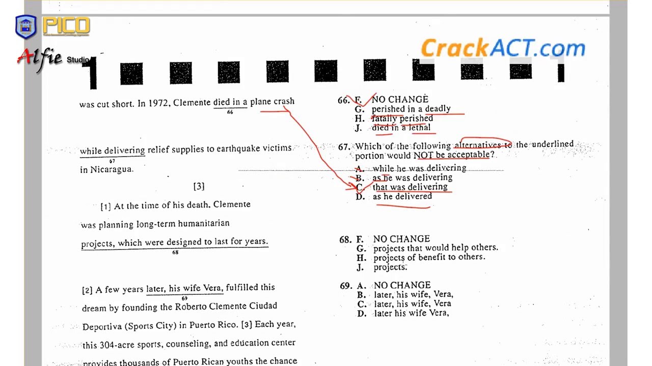 ACT Grammar 4-5 - YouTube