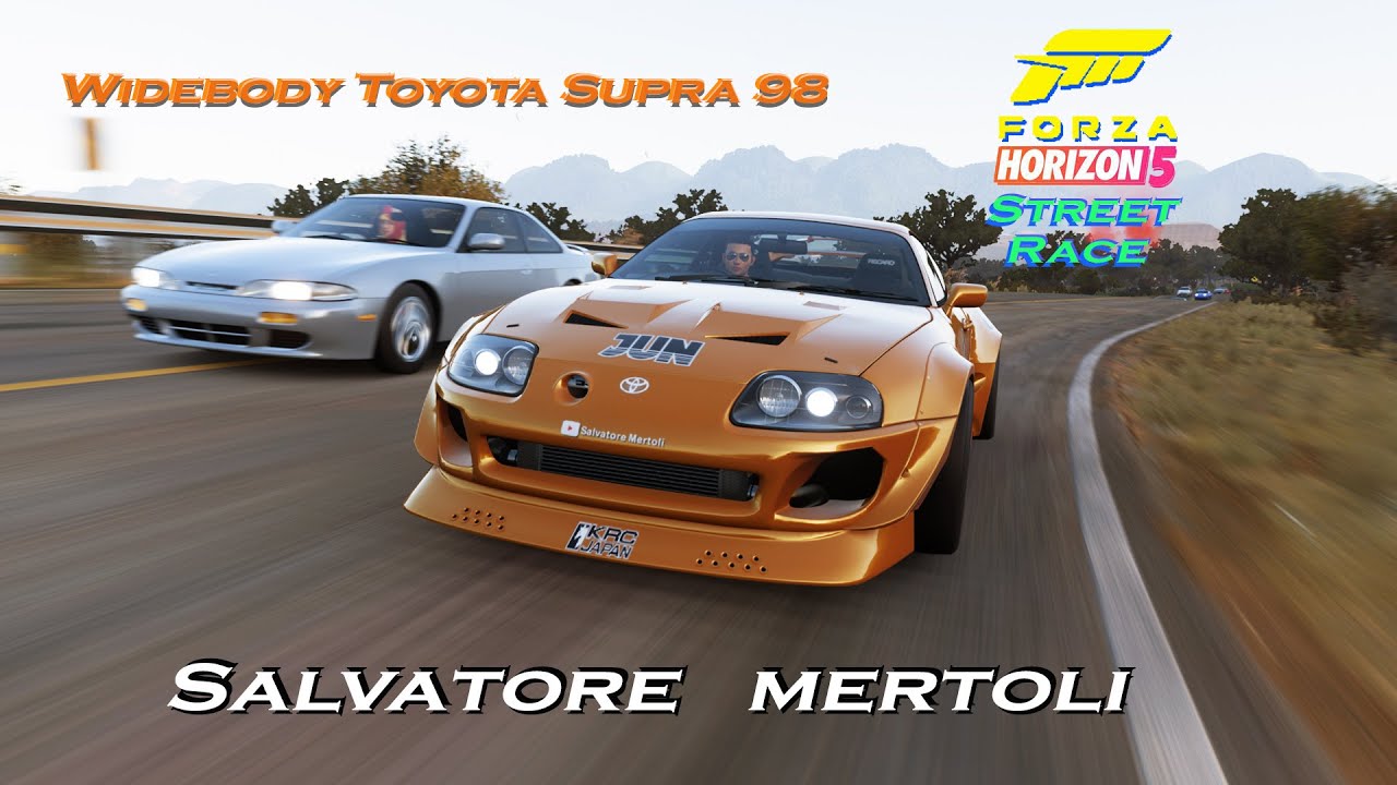 KRC tuned Toyota Supra 98 #race #widebody #topspeed #forzahorizon5 #fh5 ...
