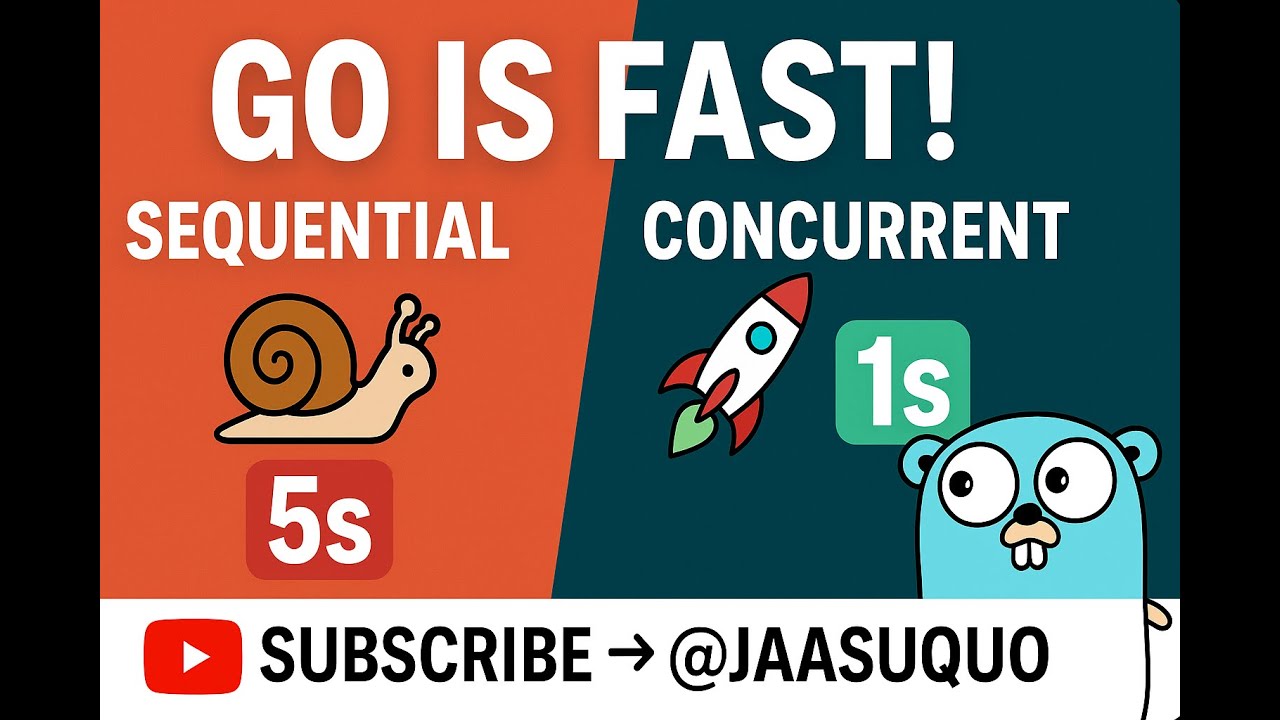 Go’s Secret Weapon: Goroutines vs Sequential Code (Concurrency Demo) - YouTube