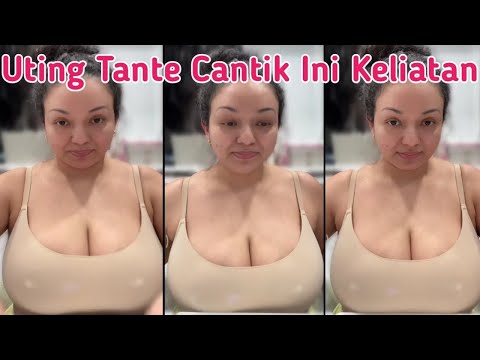 Uting Tante Cantik Ini Keliatan Jelas Banget‼️Cewek Tobrut