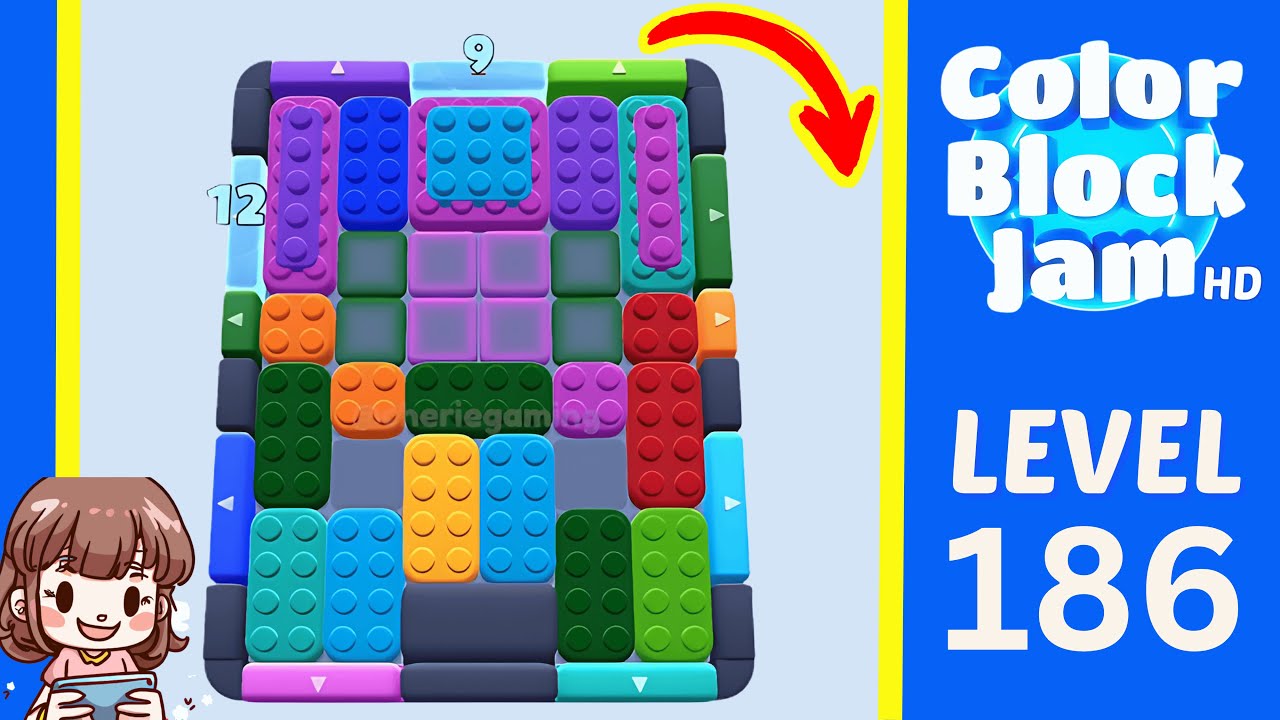 Color Block Jam Level 186 Solution Walkthrough - YouTube