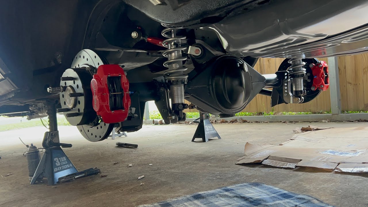 Finished up the rear suspension and coil overs!!! - YouTube