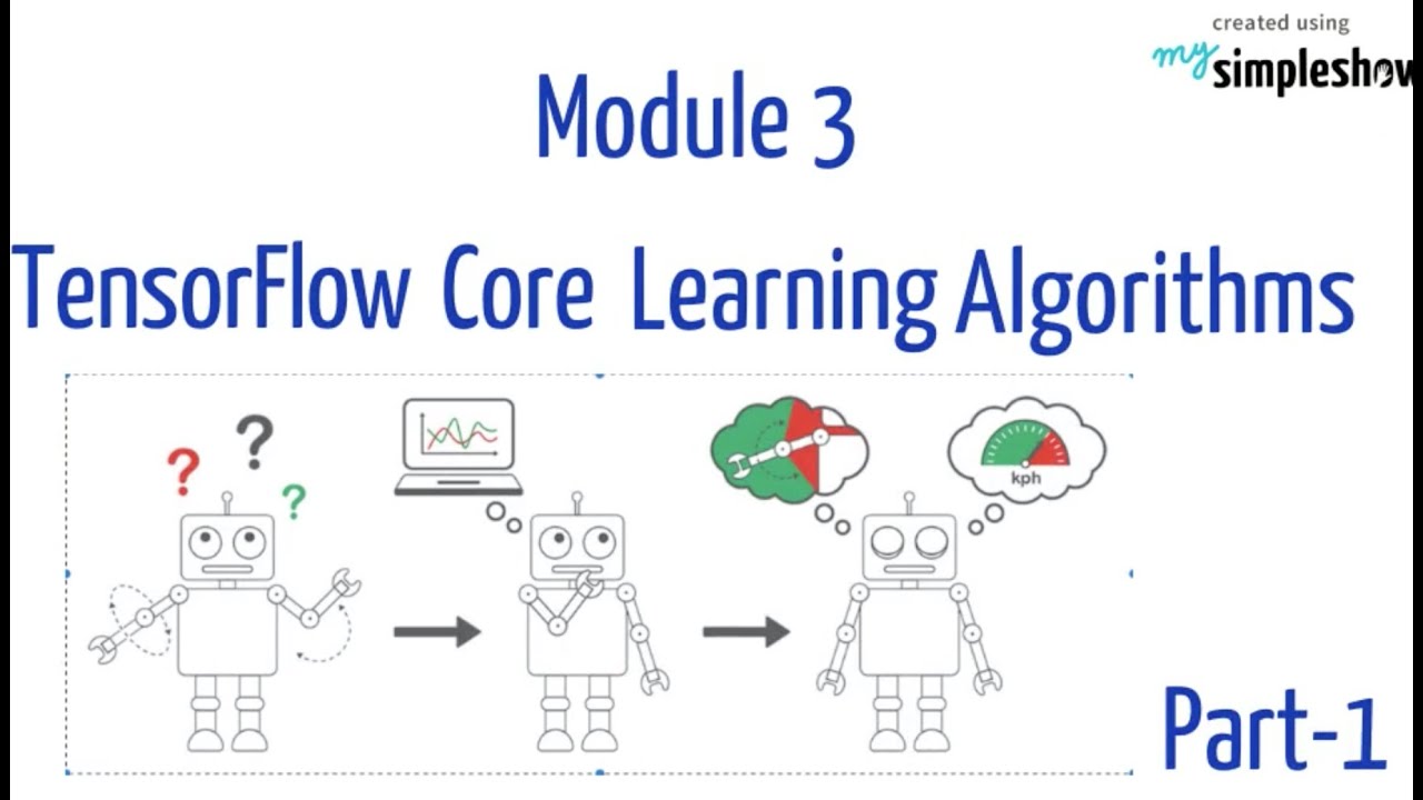 #StayAtHome #MachineLearning Module 3: TensorFlow Core Learning ...