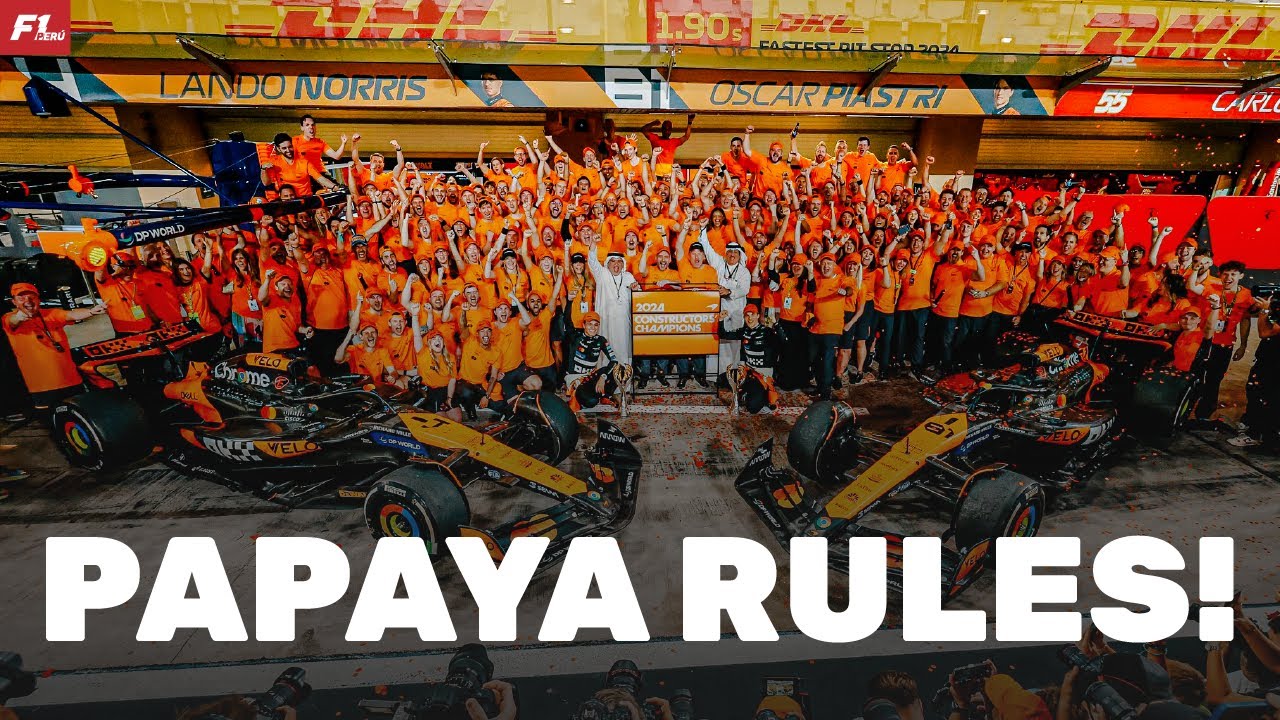 Papaya rules! | GP Abu Dabi 2024 - YouTube