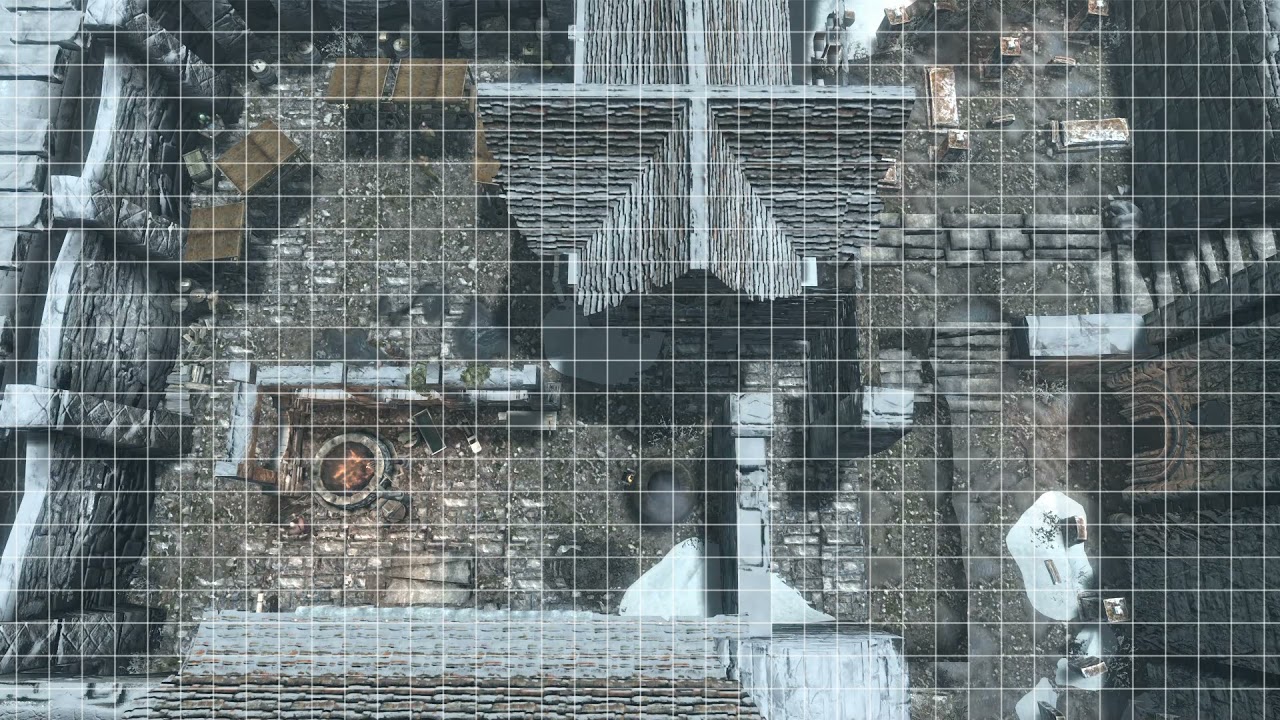 DND (D&D) Living Battle Map Blacksmith Day - YouTube