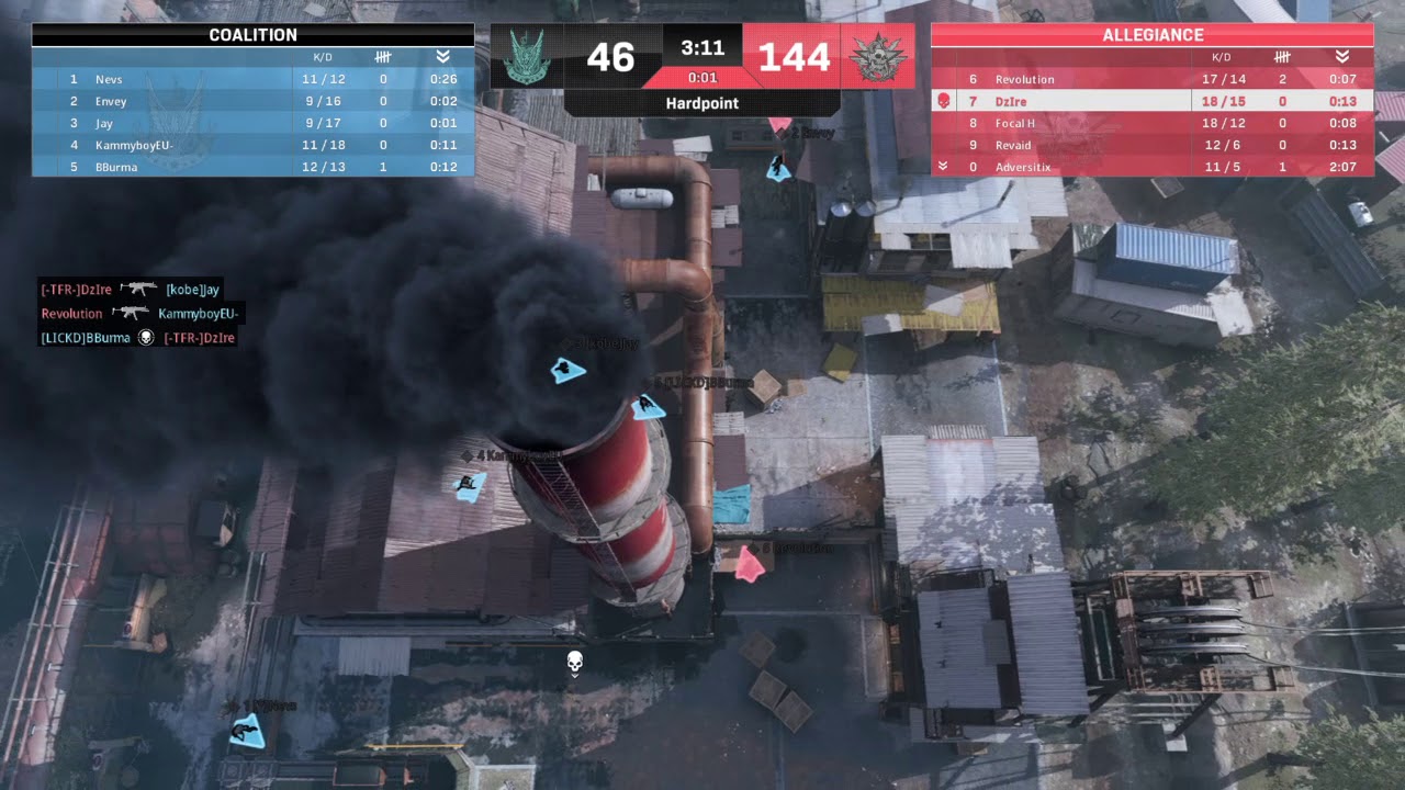 Gun Runner Hardpoint Scrim 2 | TFR [WIN] - YouTube