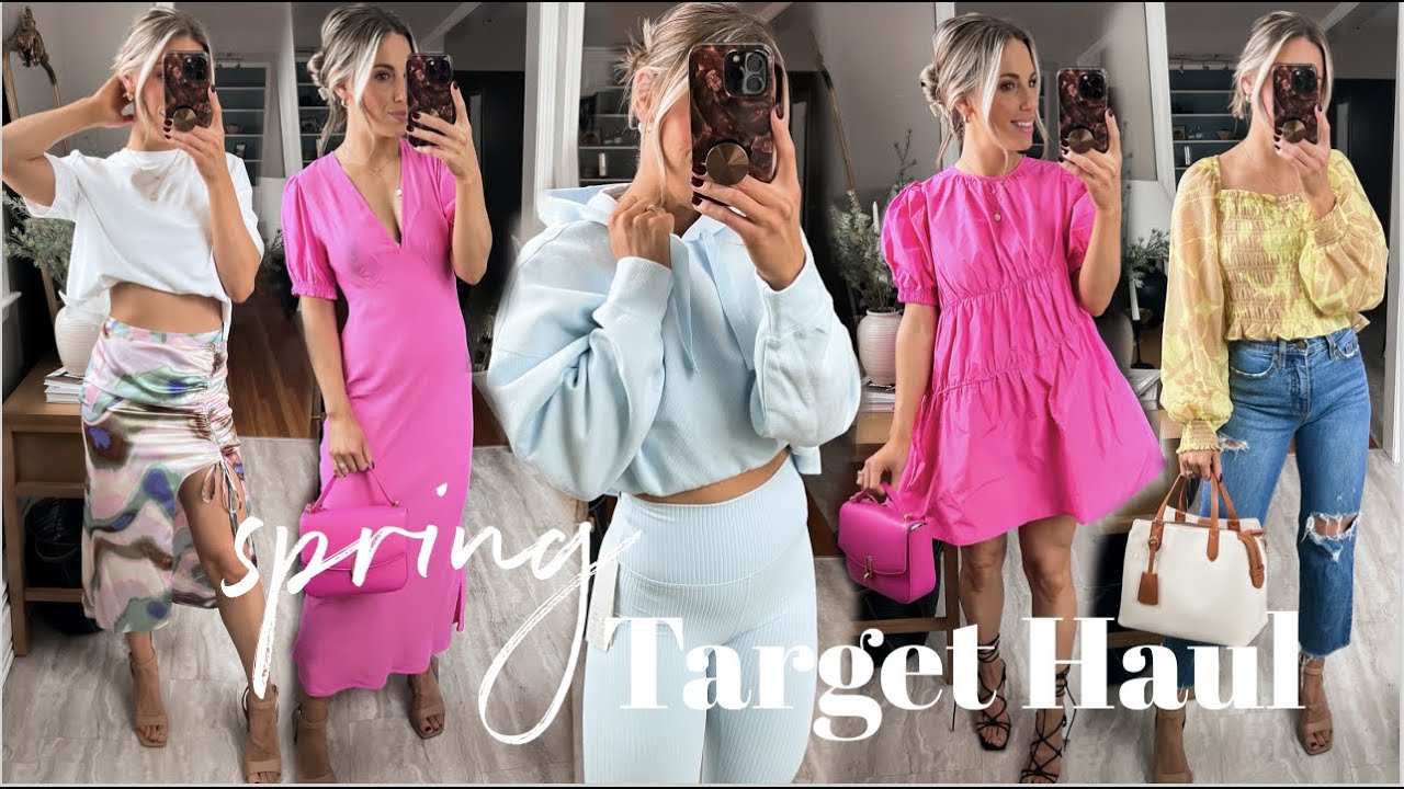 TARGET HAUL | Valentine's Dresses, Casual Looks & Activewear - YouTube
