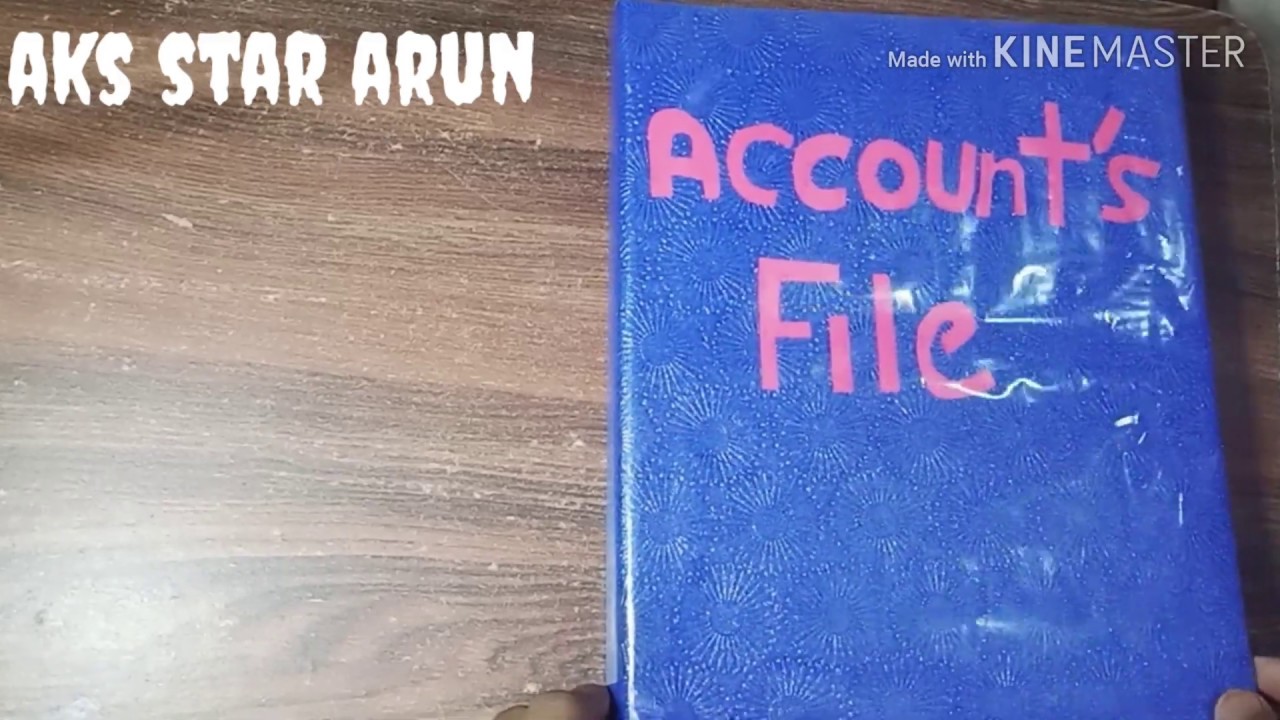 Class-12 Accountancy file. - YouTube