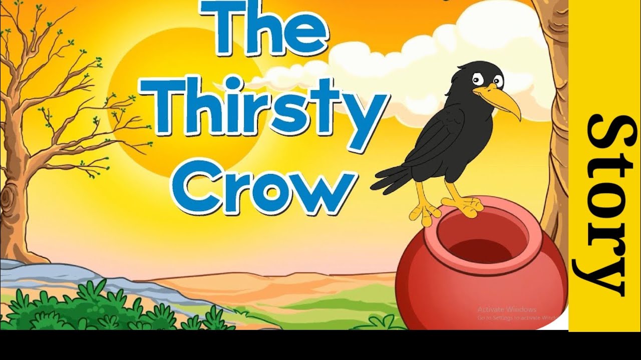 crow story| nursery rhymes| ek kauwa pyasa tha @kids education by ...