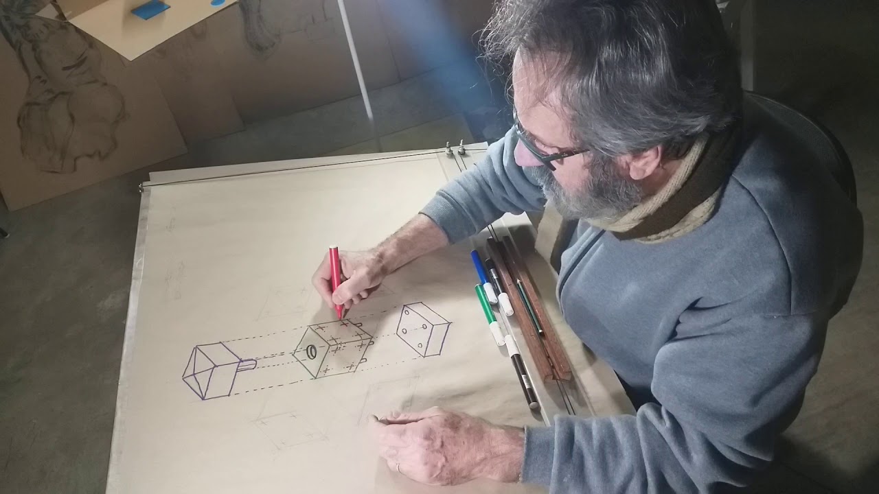 Geometria Descritiva- Aula 20 - Cortes - Perspectiva explodida - YouTube