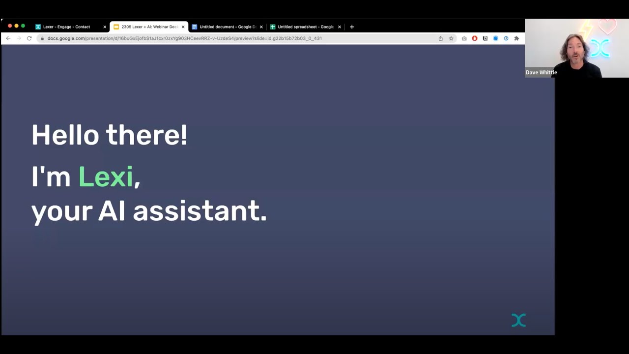 AI: The time is now | Lexer webinar - YouTube